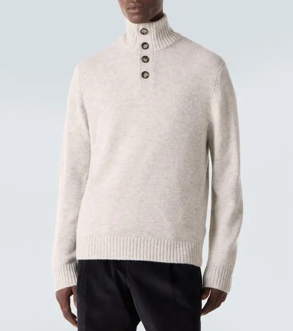 ALLUDE Wool And Cashmere Turtleneck Sweater