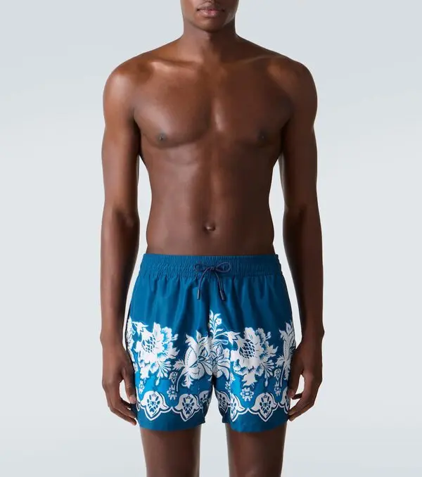 Etro Printed Swim Trunks