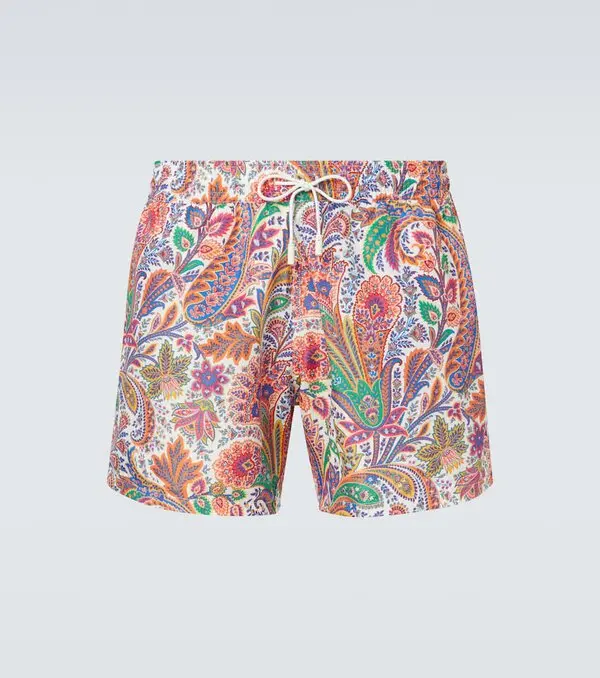 Etro Paisley Swim Trunks - Multicoloured