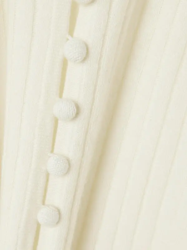 Arch4 Ribbed Organic Cashmere Cardigan
