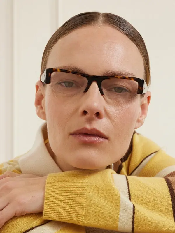 Miu Miu Vedette Square-frame Sunglasses - Tortoiseshell