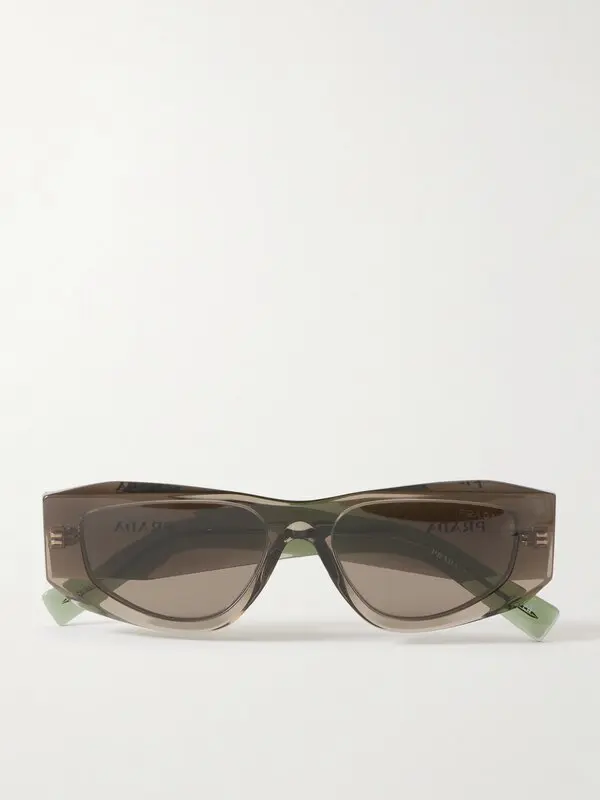 Prada Symbole D-frame Sunglasses - Brown