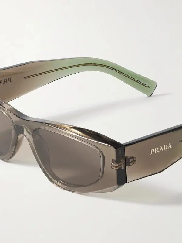 Prada Symbole D-frame Sunglasses - Brown