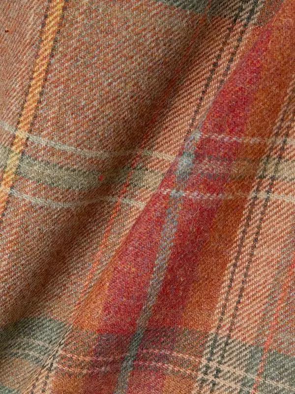 MARTA FERRI Cipriani Checked Wool Midi Skirt
