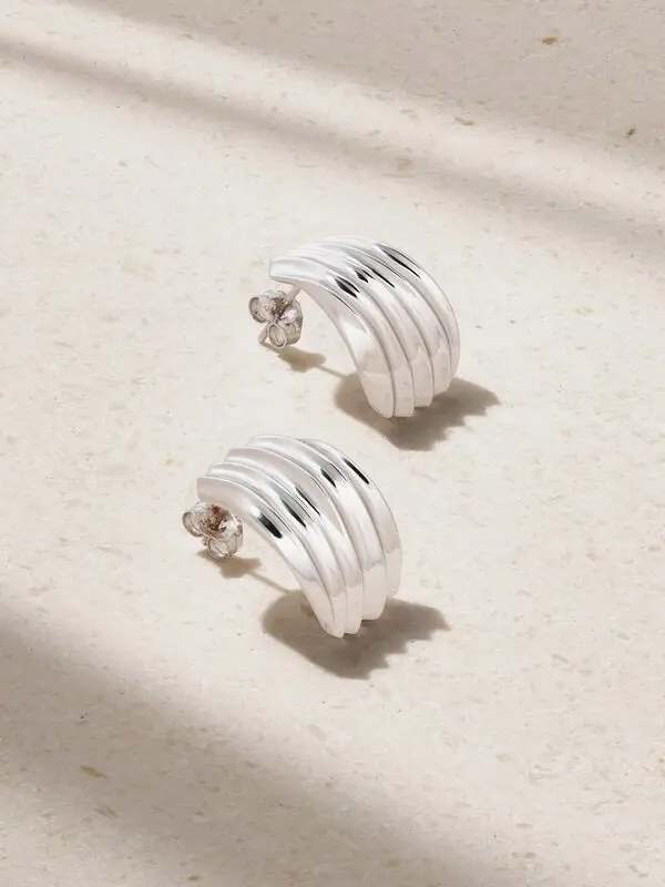 BY PARIAH Flux Recycled Sterling Earrings - Silver