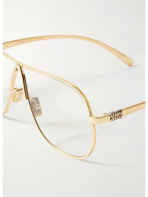 Miu Miu Aviator-style Optical Glasses