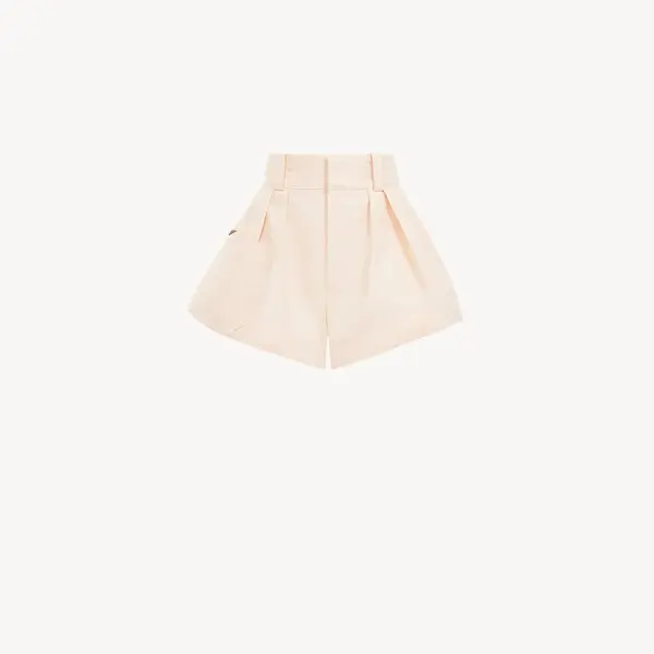 Chloé High-rise Pleated Mini Shorts