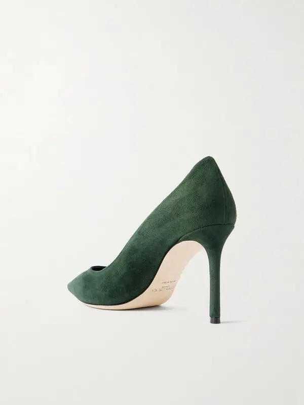 JIMMY CHOO Romy 85 Suede Pumps