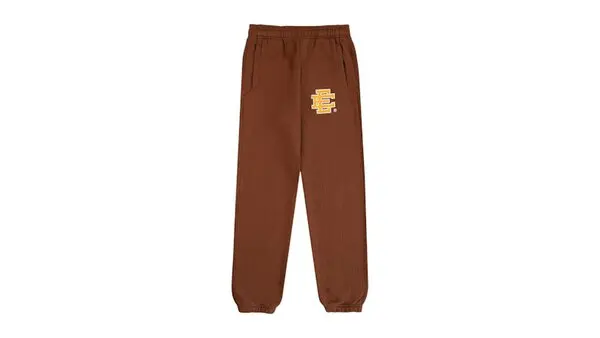 ERIC EMANUEL Ee Basic Sweatpant - Brown/yellow
