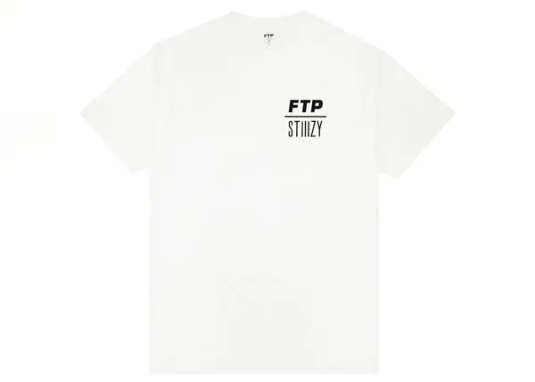 FTP X Stiizy Logo Tee Shirt - White