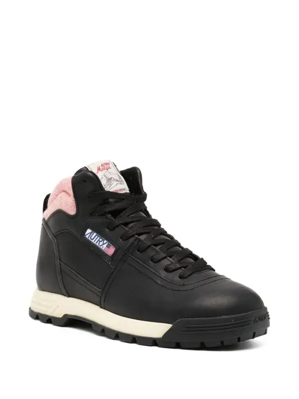 AUTRY Malga Mid Top Sneakers - Black