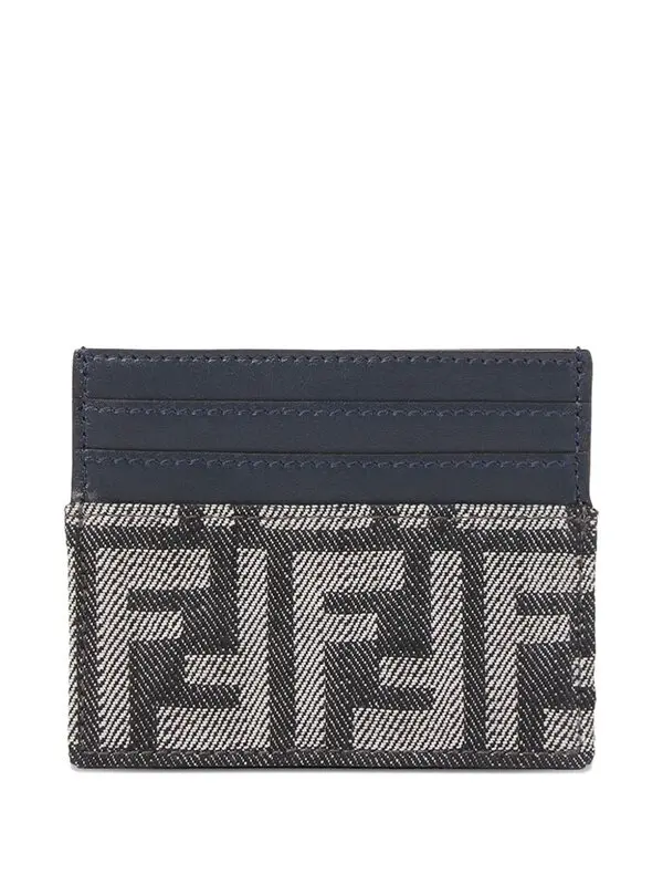 Fendi Baguette Card Case - Blue