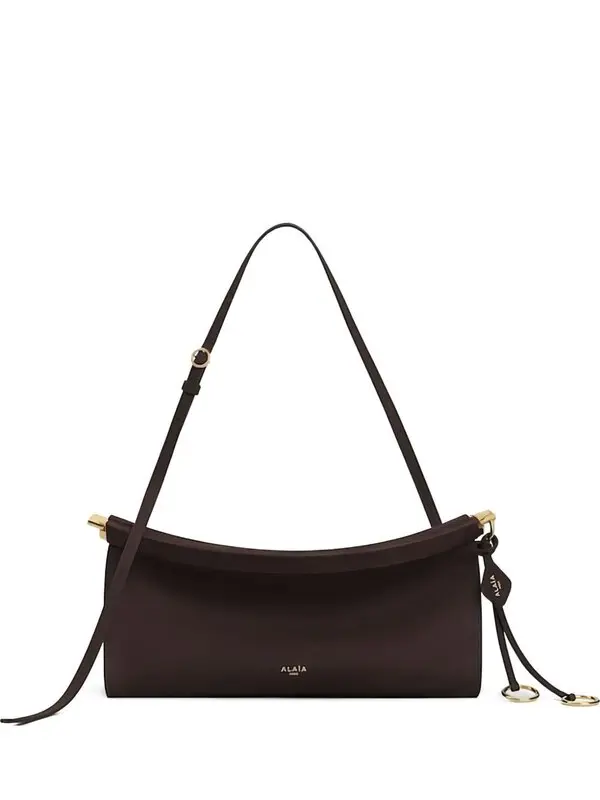 Alaïa Le Click East West Medium Leather Shoulder Bag - Brown