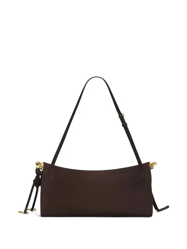 Alaïa Le Click East West Medium Leather Shoulder Bag - Brown