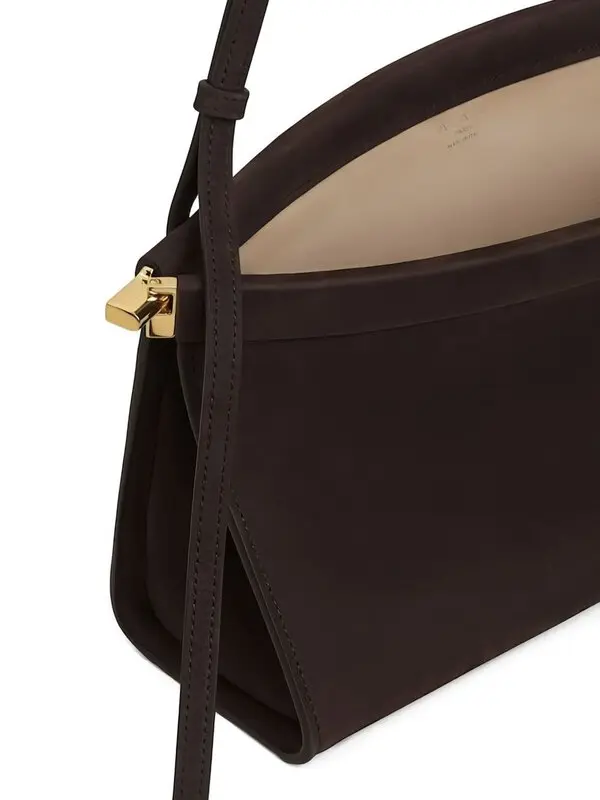 Alaïa Le Click East West Medium Leather Shoulder Bag - Brown