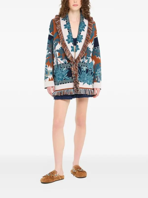 Alanui Island Soul Wool Cardigan - Multi