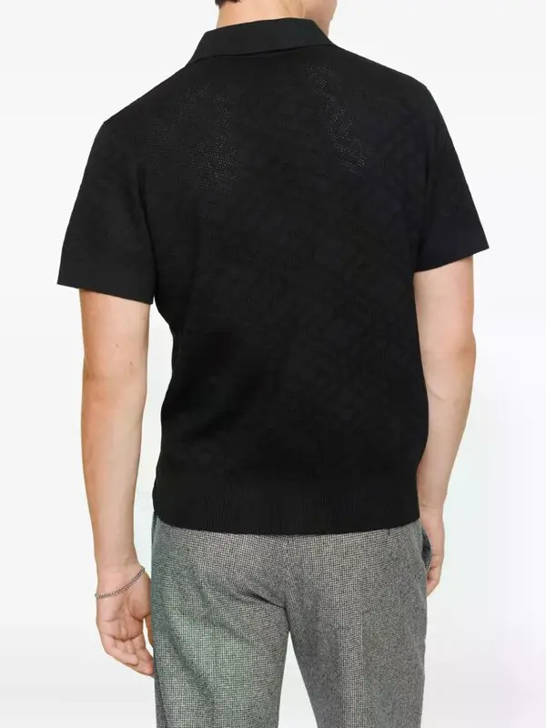 Burberry Knitted Polo Shirt