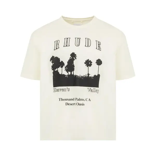 Rhude Thousand Palms Tee - White