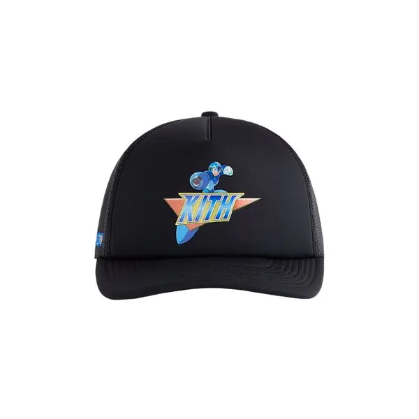Kith X Capcom Mega Nolan Trucker Hat - Black