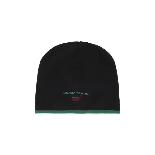 DENIM TEARS Polar Fleece Beanie - Black