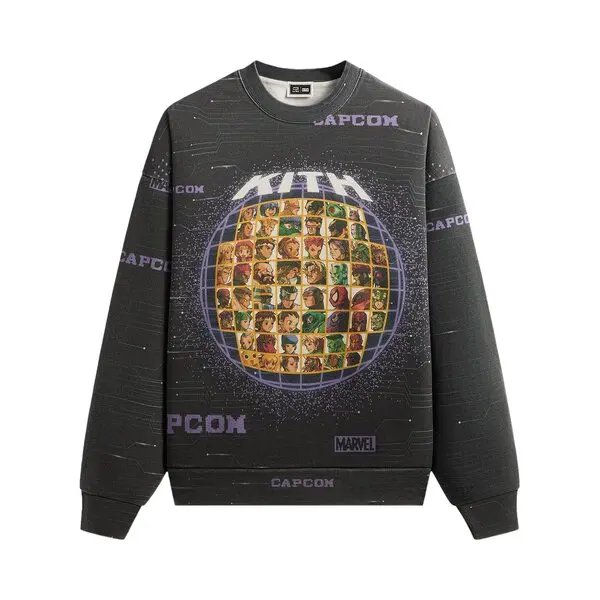 Kith X Marvel Vs. Capcom Character Select Vintage Nelson Crewneck