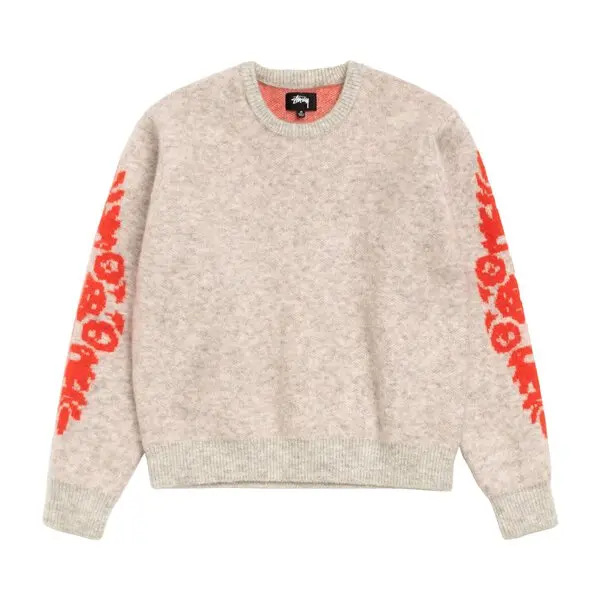 StÜssy Mohair Flower Sweater