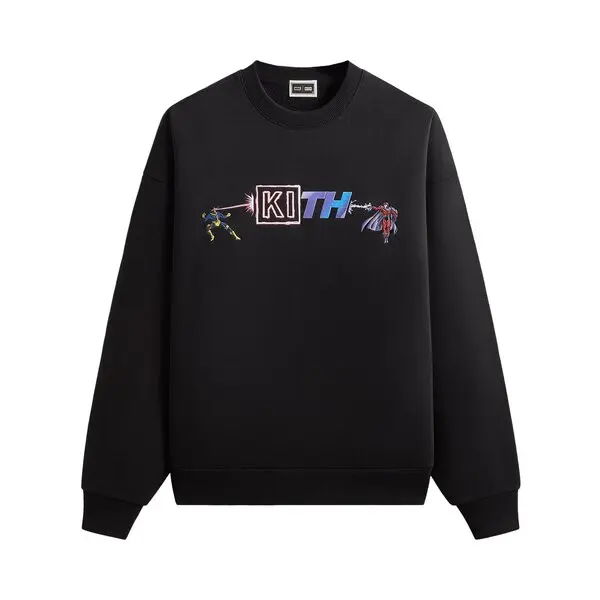 Kith X Marvel Clash Vintage Nelson Crewneck - Black