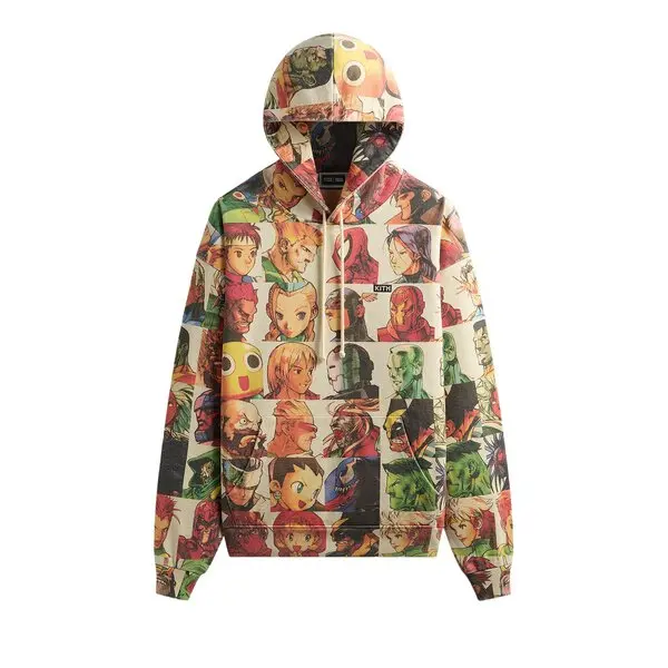Kith X Marvel Vs. Capcom Vintage Nelson Hoodie - Multicolor