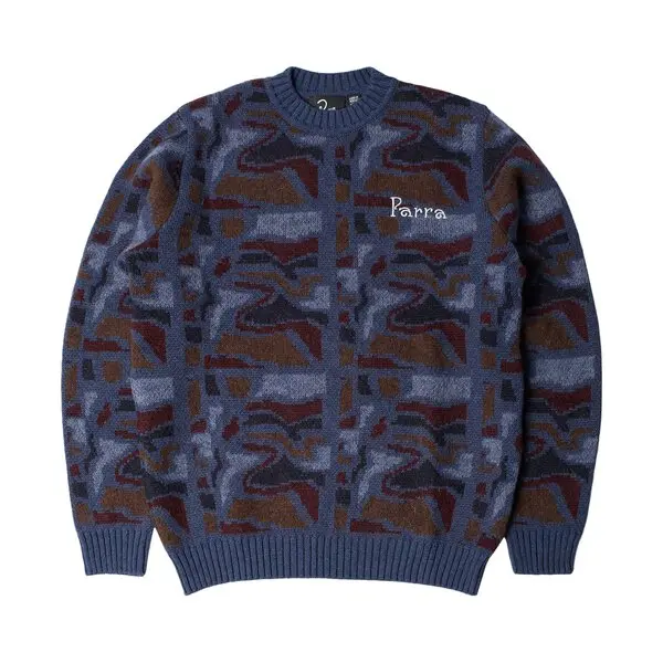 PARRA Repeat Ftp Booster Knitted Pullover