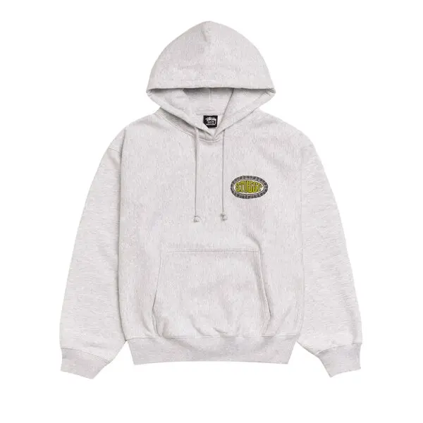 StÜssy Tile Oval Hoodie - Grey
