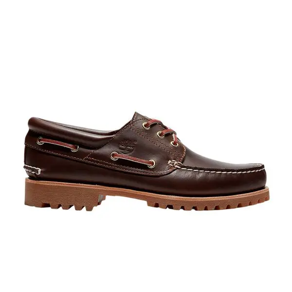 Timberland 3-eye Lug Handsewn Boat Shoes - Brown