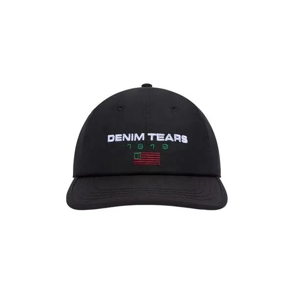 DENIM TEARS 1619 Cap - Black