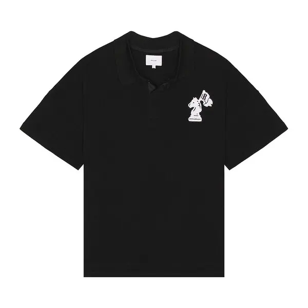 Rhude Pique Boxy Polo Shirt