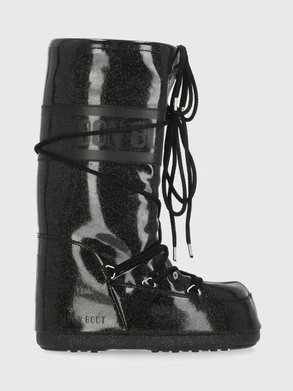 Moon Boot Lace-up Boots - Black