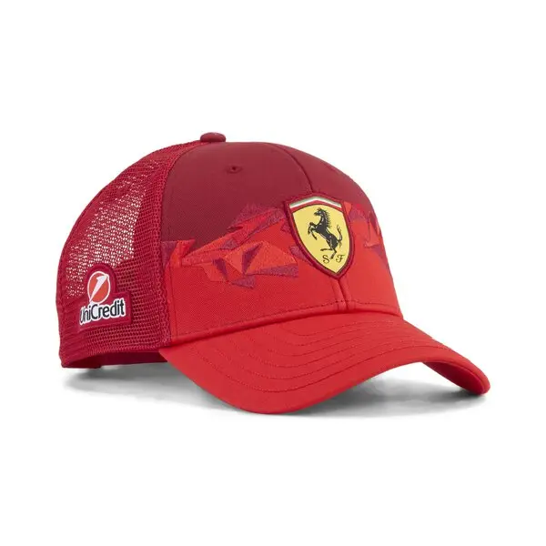 PUMA Scuderia Ferrari Hp 20 Years Of Trucker Cap - Red