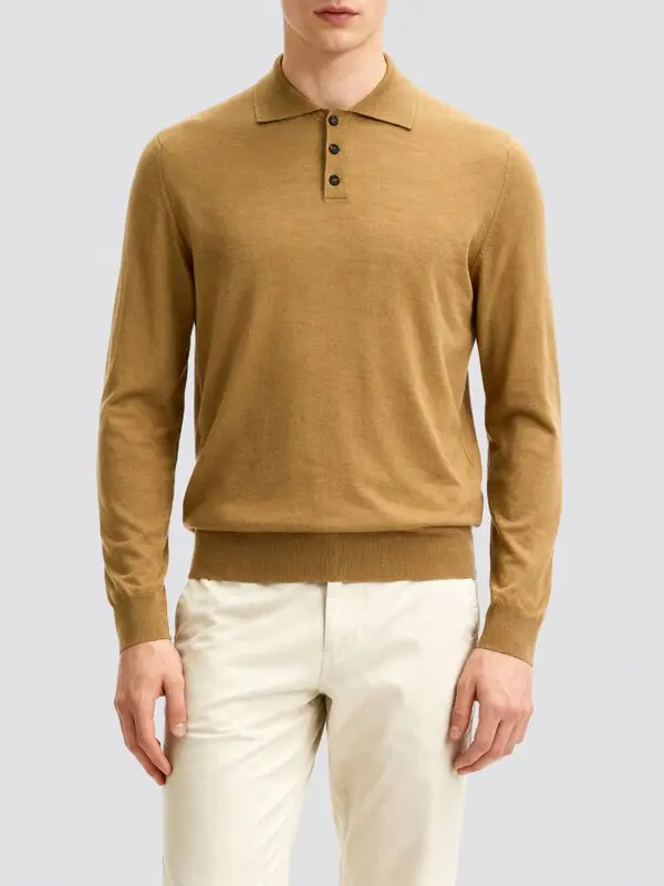 ZANONE Polo Shirt - Beige
