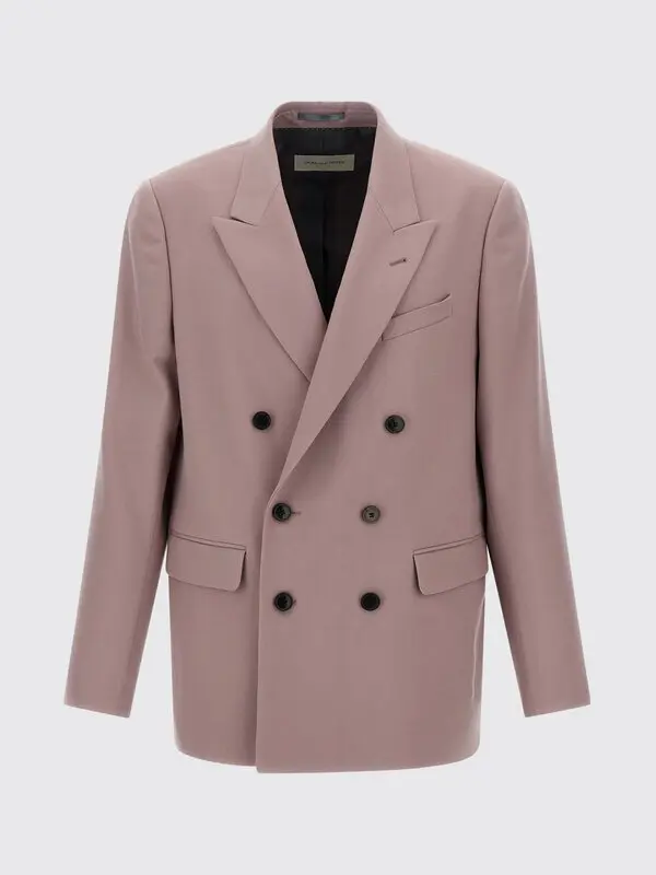 Dries Van Noten Double Breasted Blazer - Violet