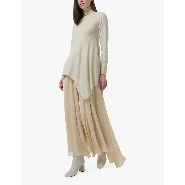LEEM High-neck Knitted Tunic