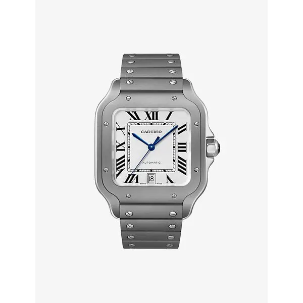 Cartier Santos De Large Automatic Watch - Grey