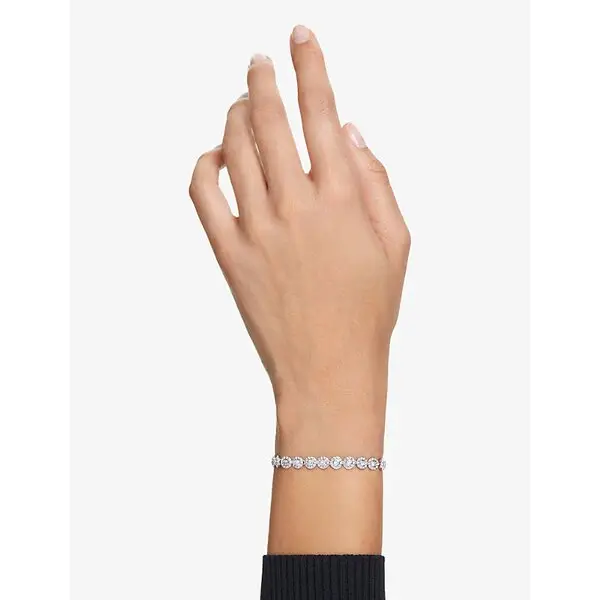 SWAROVSKI Una Rhodium-plated Bracelet - Silver