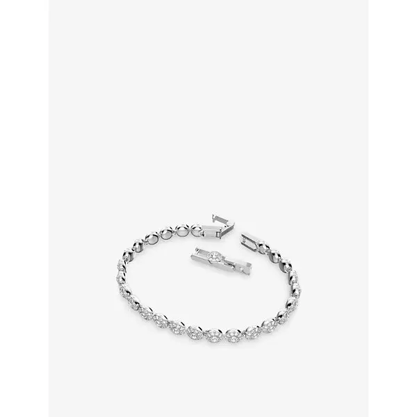 SWAROVSKI Una Rhodium-plated Bracelet - Silver