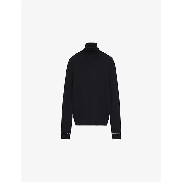 Loewe Branded Wool Turtleneck Jumper