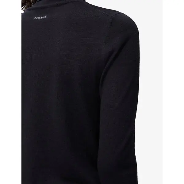Loewe Branded Wool Turtleneck Jumper