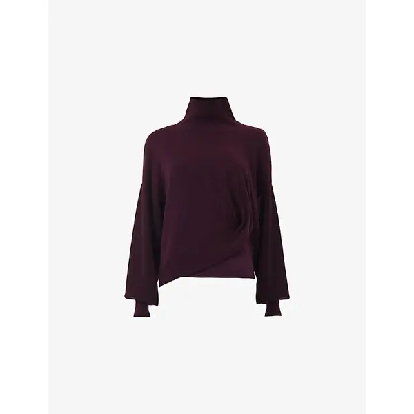 LEEM Knotted-hem Wool-blend Jumper