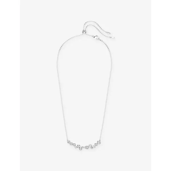 SWAROVSKI Constella Rhodium-plated And Zirconia Pendant Necklace - Silver