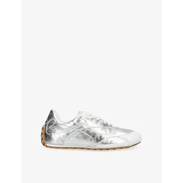 Bottega Veneta Orbit Flash Leather Trainers