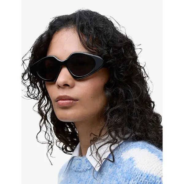 Loewe Triangle Slim Acetate Sunglasses