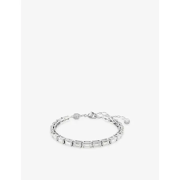 SWAROVSKI Matrix Rhodium-plated Zirconia Bracelet - Silver