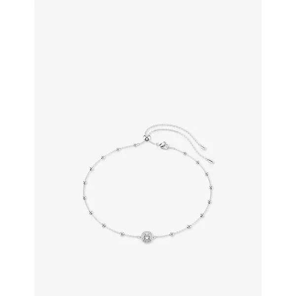 SWAROVSKI Una Rhodium-plated And Zirconia Bracelet - Silver