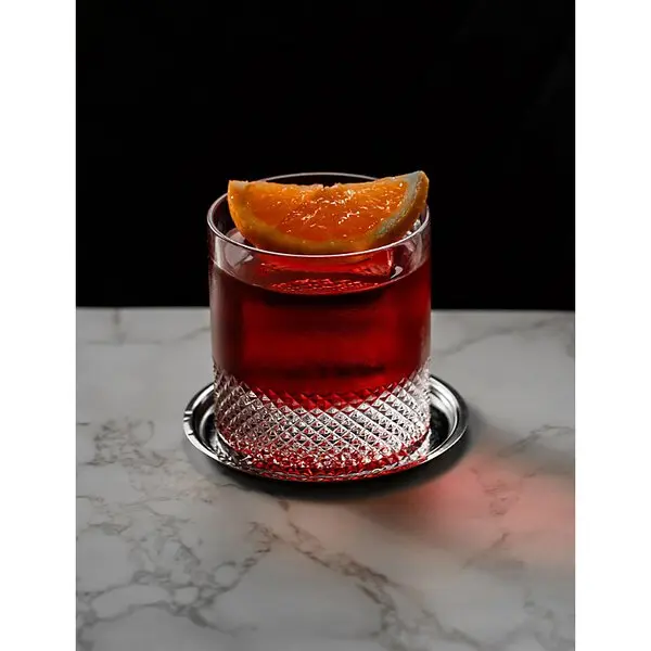 RICHARD BRENDON Diamond Single Old Fashioned Crystal Glass Tumbler